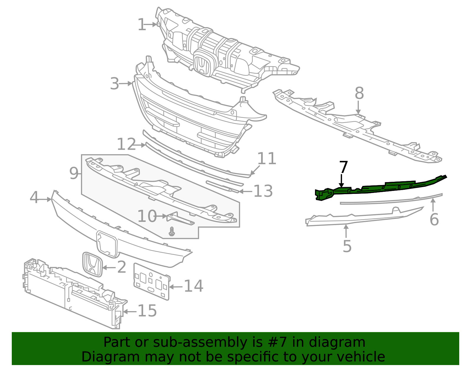 71166-TVA-F00 - Mount Base 2021-2022 Honda Accord | Honda Parts Online