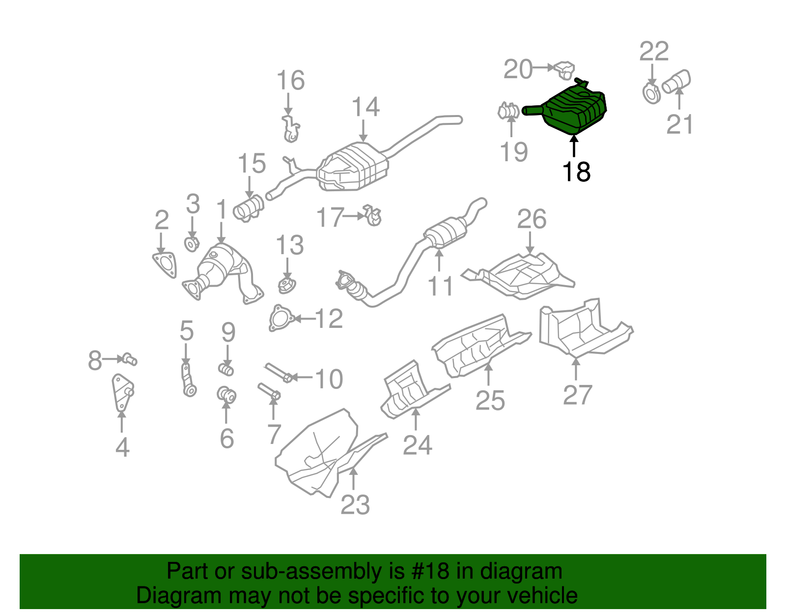 8K0-253-609-DF - Resonator 2013-2016 Audi | Audi OEM Parts Guy