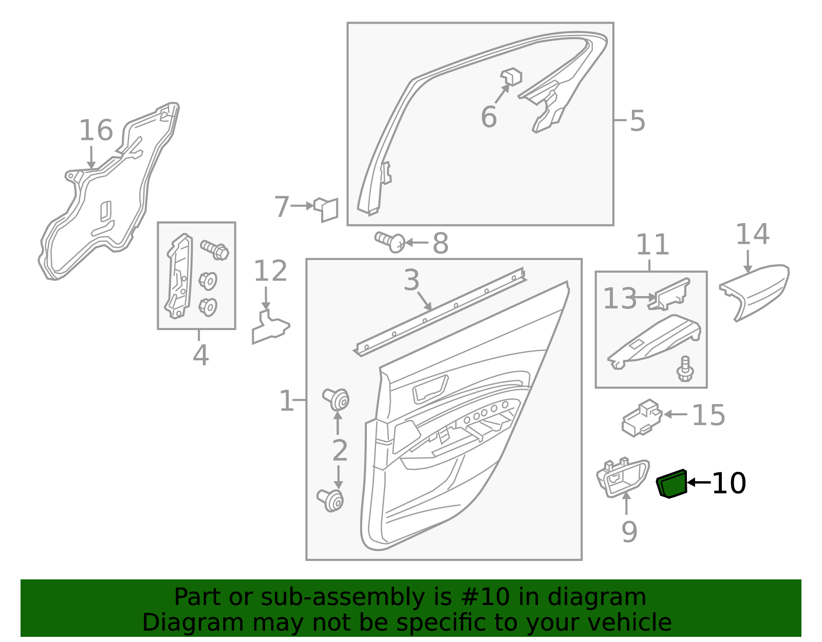 83510-TZ3-A01ZA - High-Quality Handle Bezel Hole Cover for AutoNation Parts