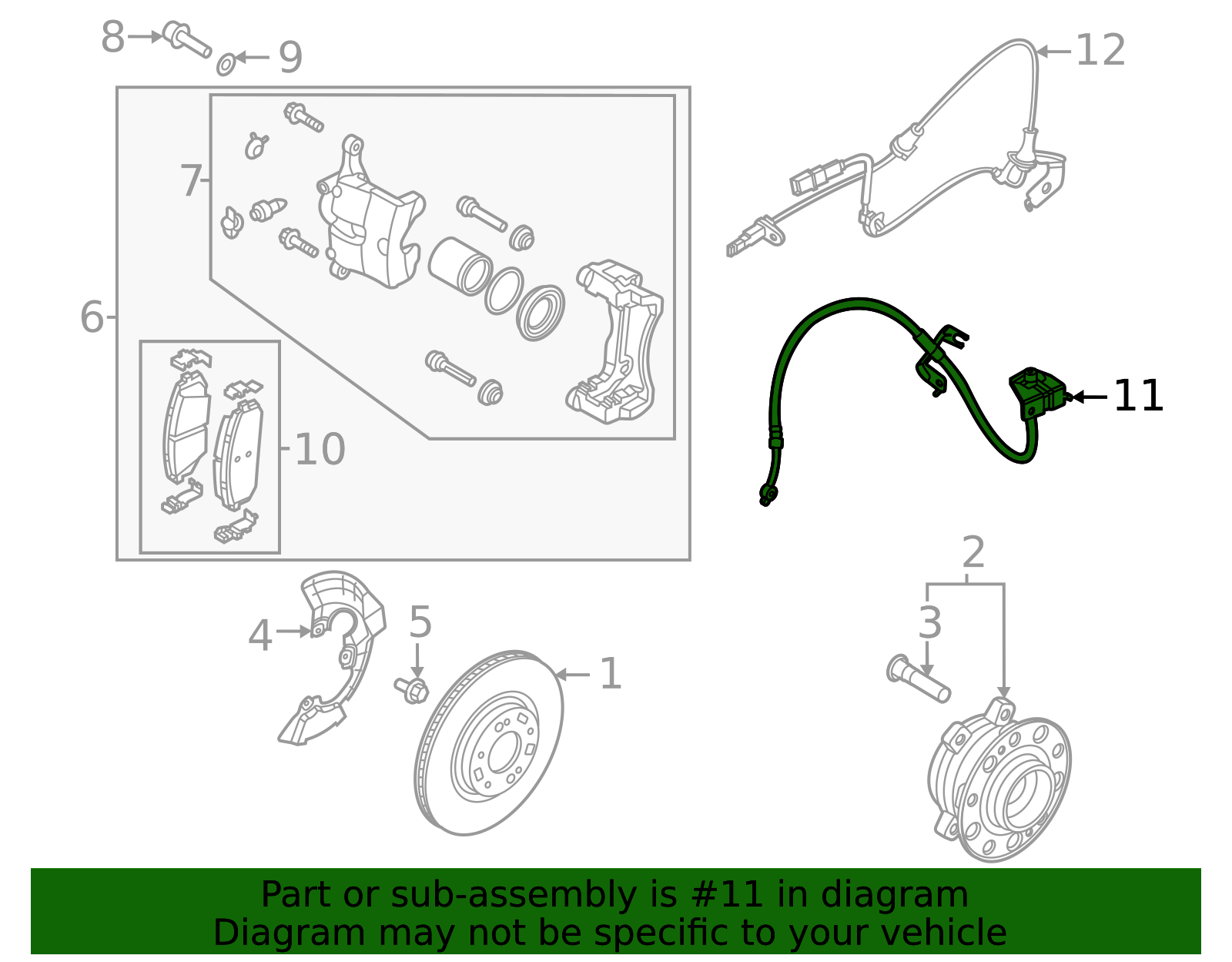 Hyundai - 58731-L1100 - Flex Hose - 2020-2025 Hyundai Sonata | OEM ...
