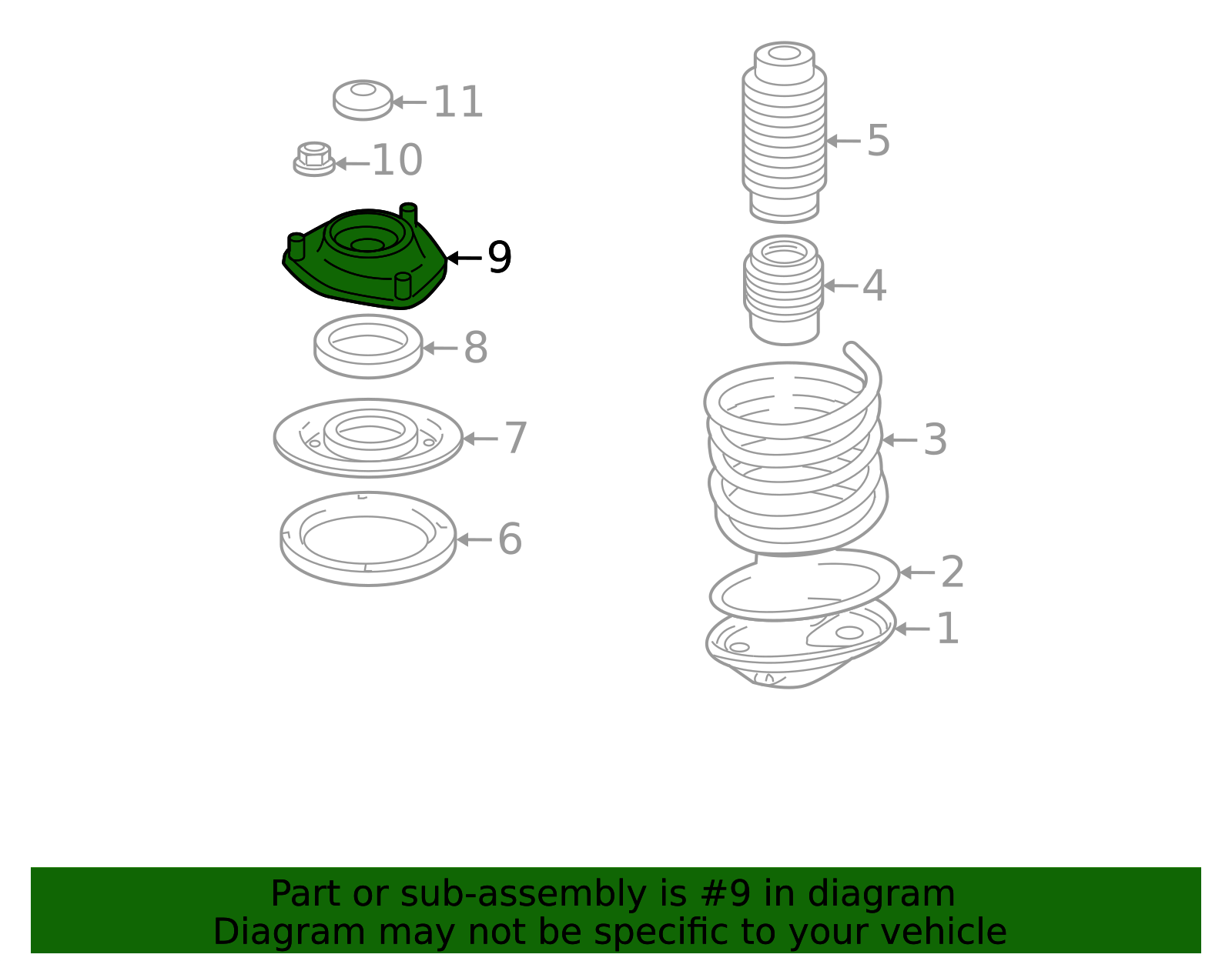 MR589432 - Spring Insulator 2004-2012 Mitsubishi | Mitsubishi Direct Parts
