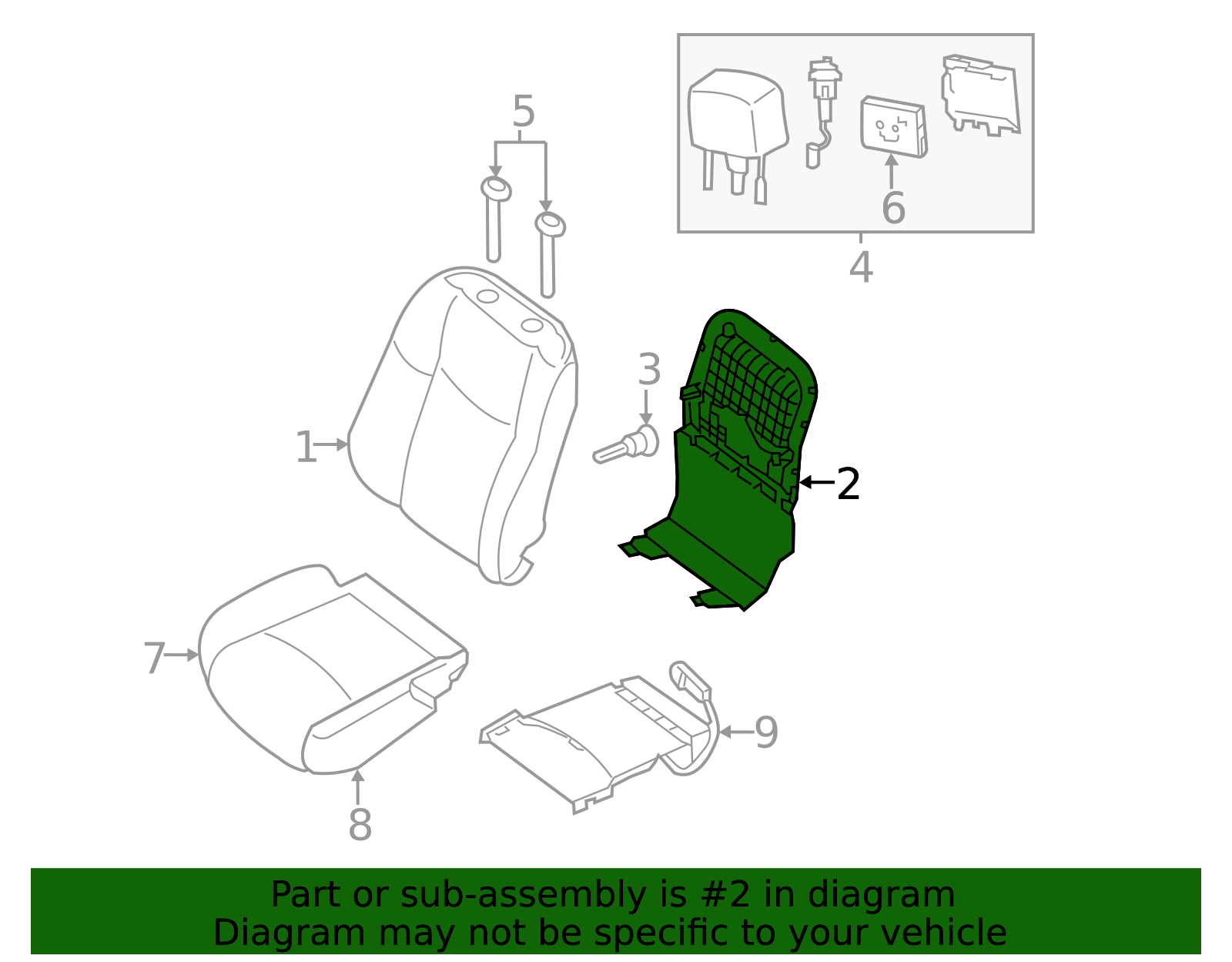 Seat Back Panel - Restore Rear Seat Aesthetics | AutoNationParts.com