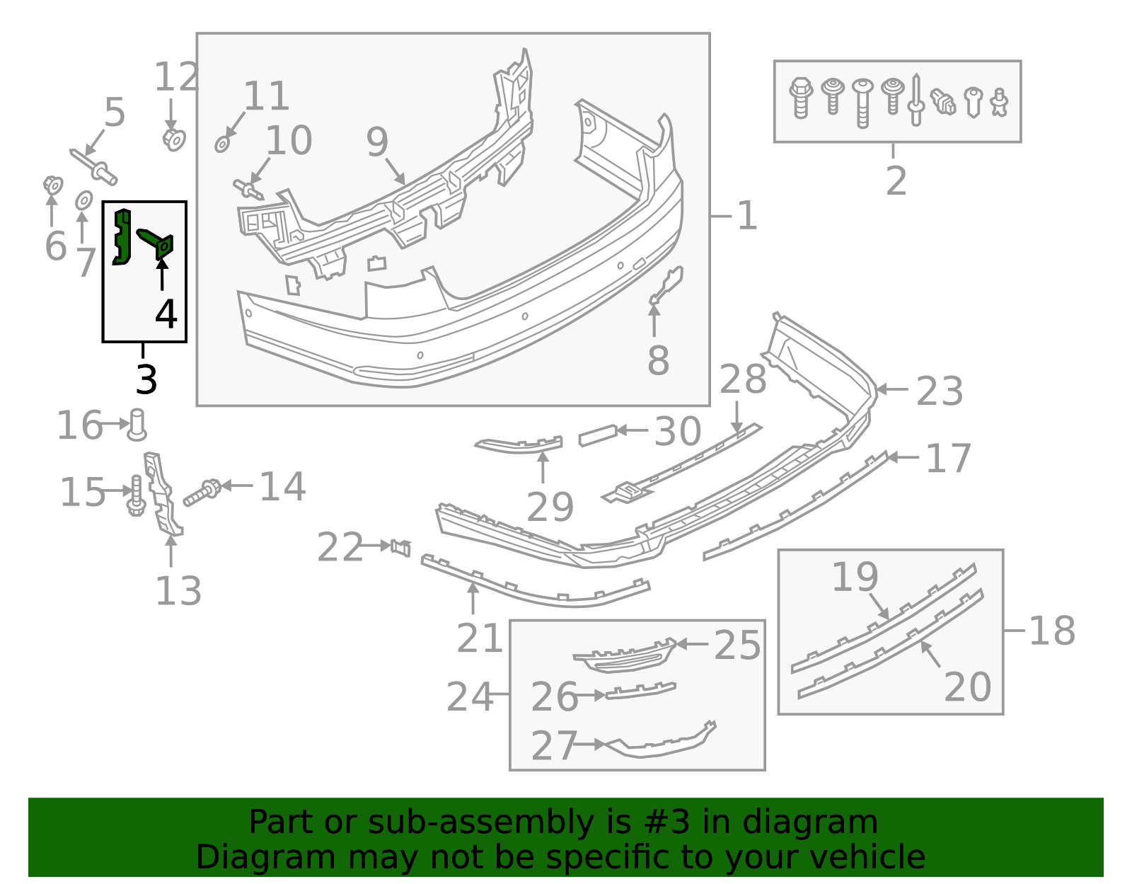 4N0-807-319 - Rear Retainer 2019-2025 Audi | Audi OEM Parts
