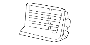 Front Driver Side Bumper Fascia Opening Lower Insert 23181986 GM ...