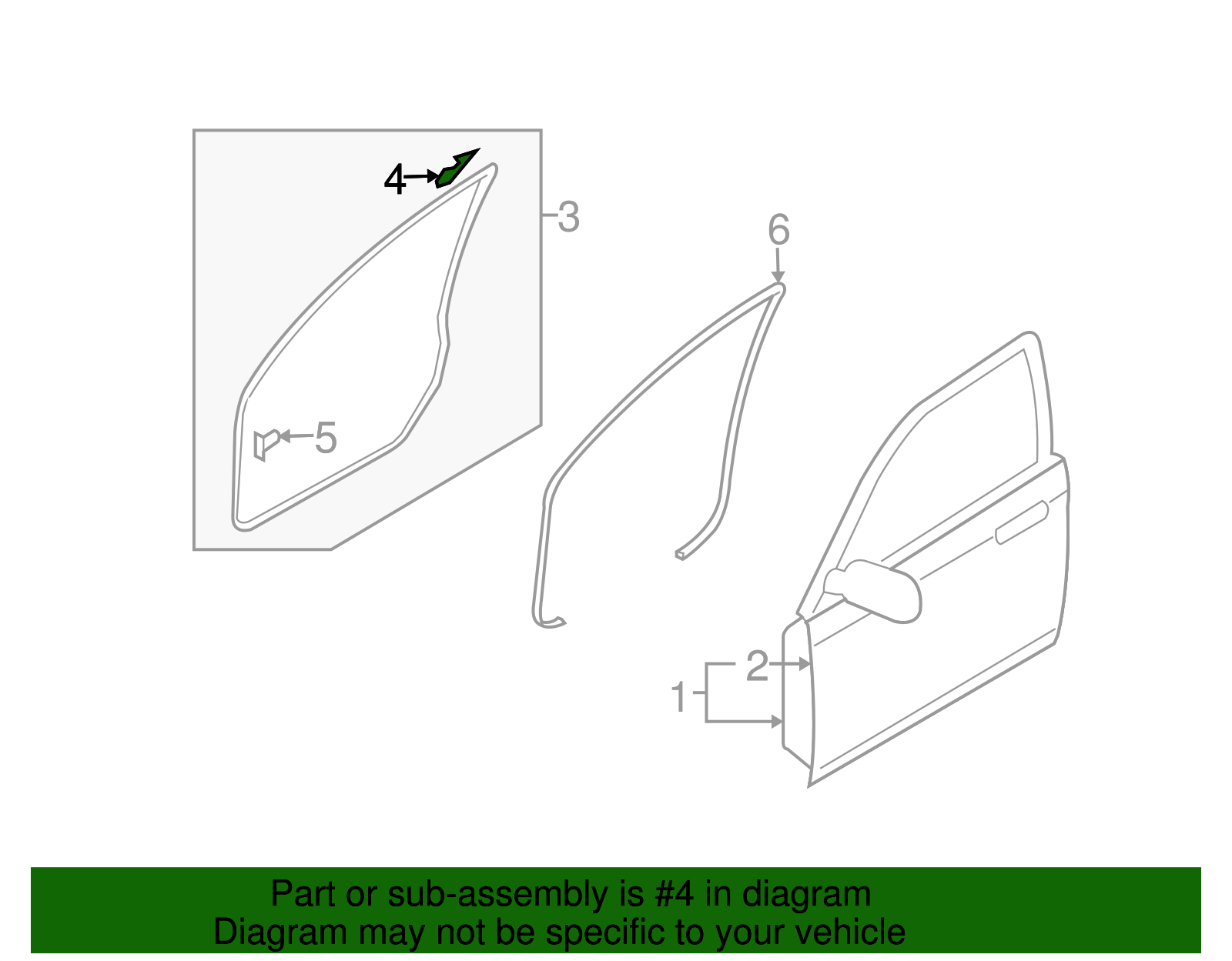 C235-58-762B - 2006-2015 Mazda 5 - Surround Weather-Strip Fastener ...