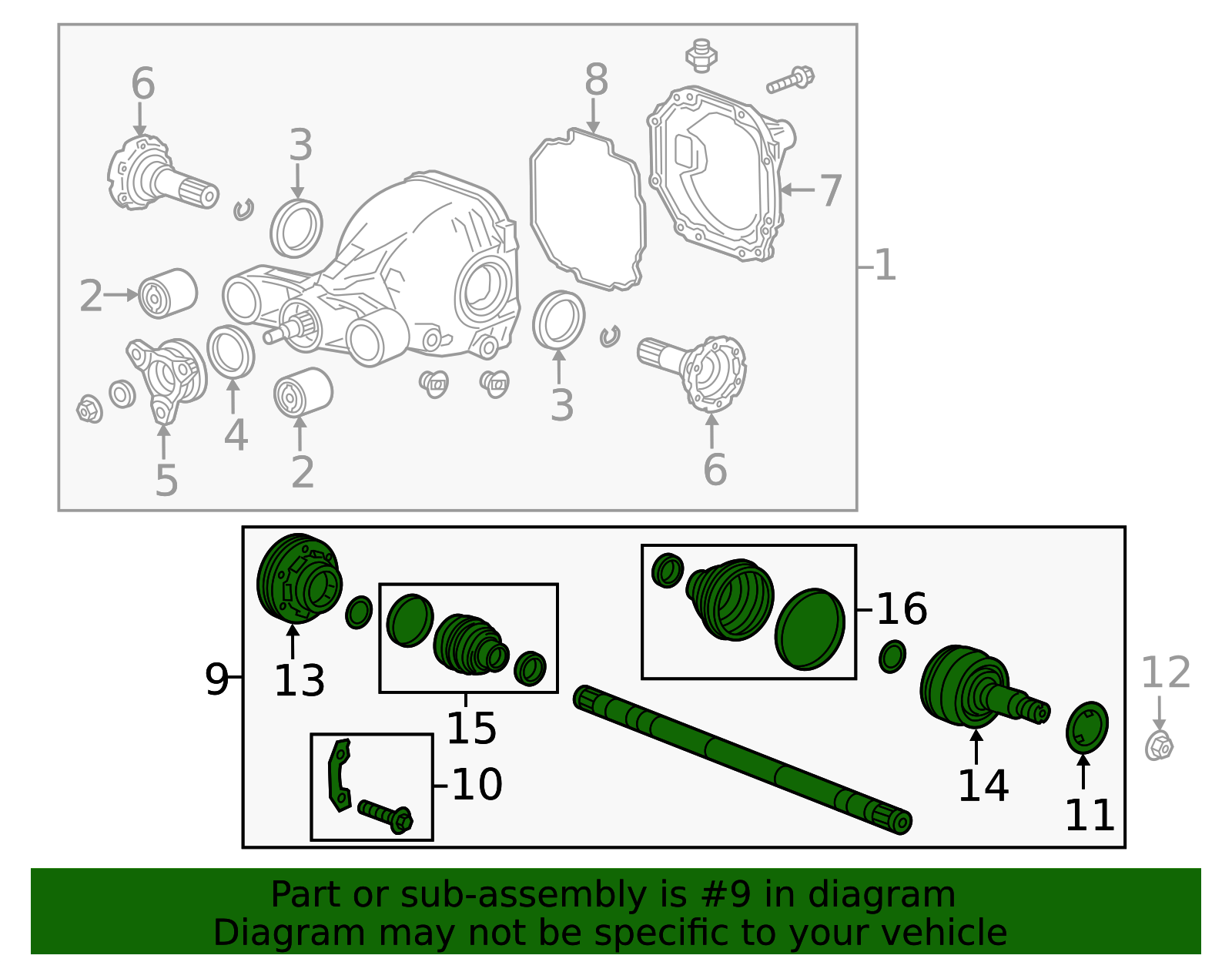 2020-2025 Cadillac CT5 Rear Passenger Side Half-Shaft 84492514 ...