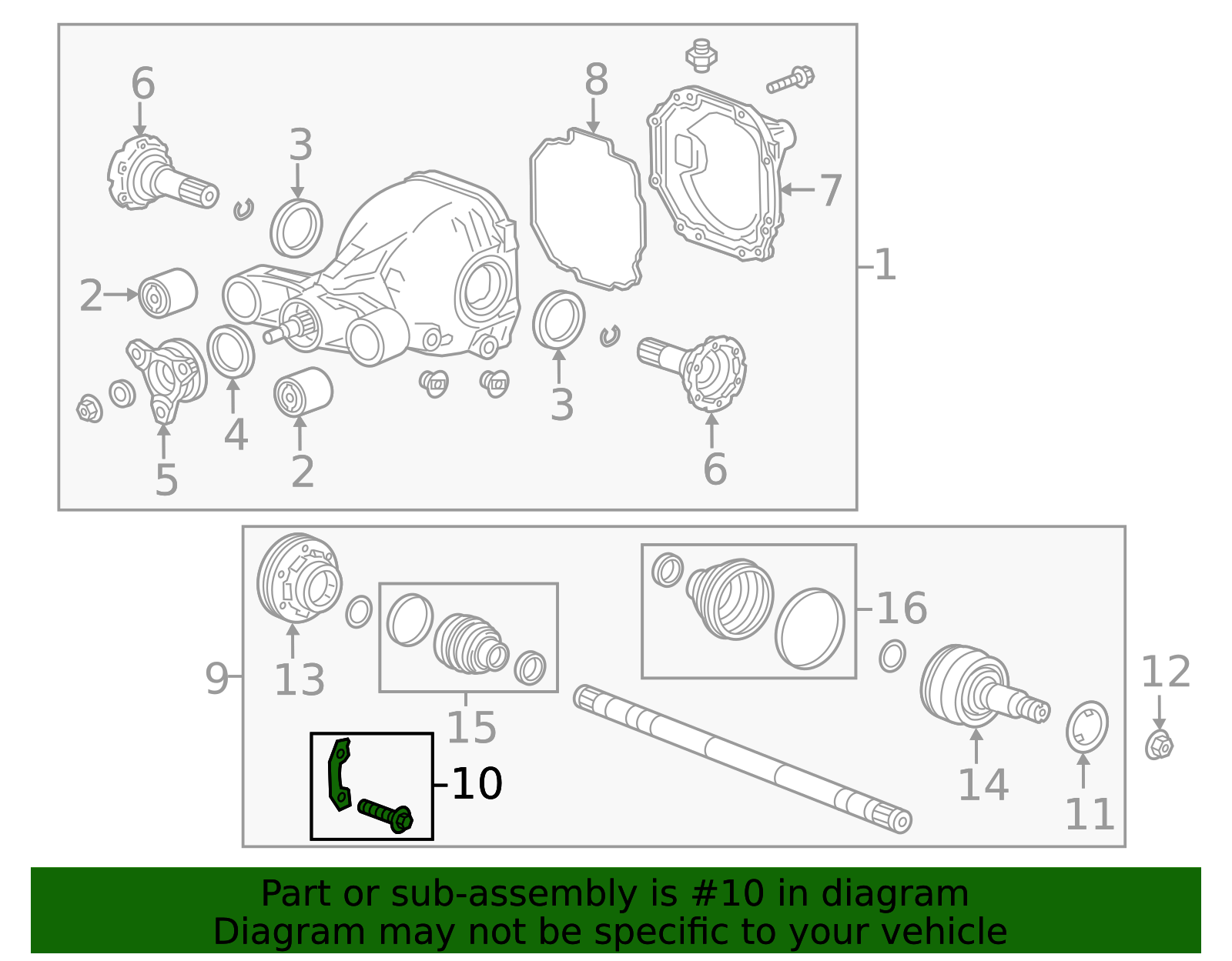 2020-2025 Cadillac Rear Wheel Drive Shaft U-Joint Retainer 11546913 ...