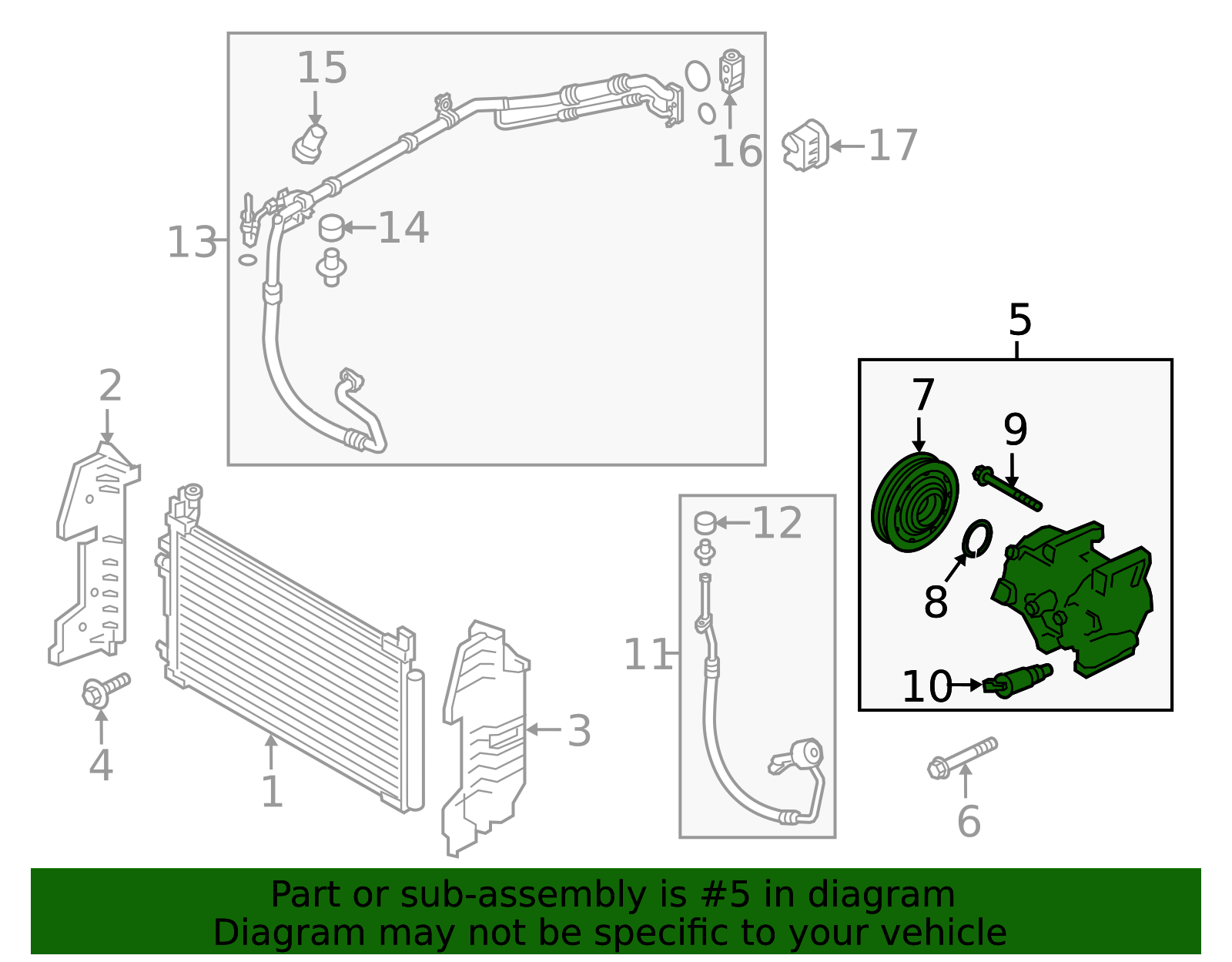 97701-C2500 - Compressor 2018-2019 Hyundai Sonata | Group 1 Auto Parts