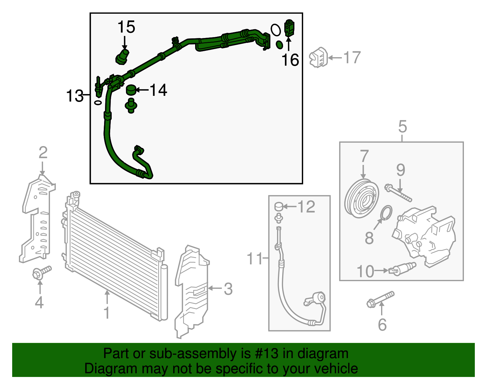 2018-2019 Hyundai Sonata Hose & Tube Assembly 97775-C2500 | OEM Parts ...