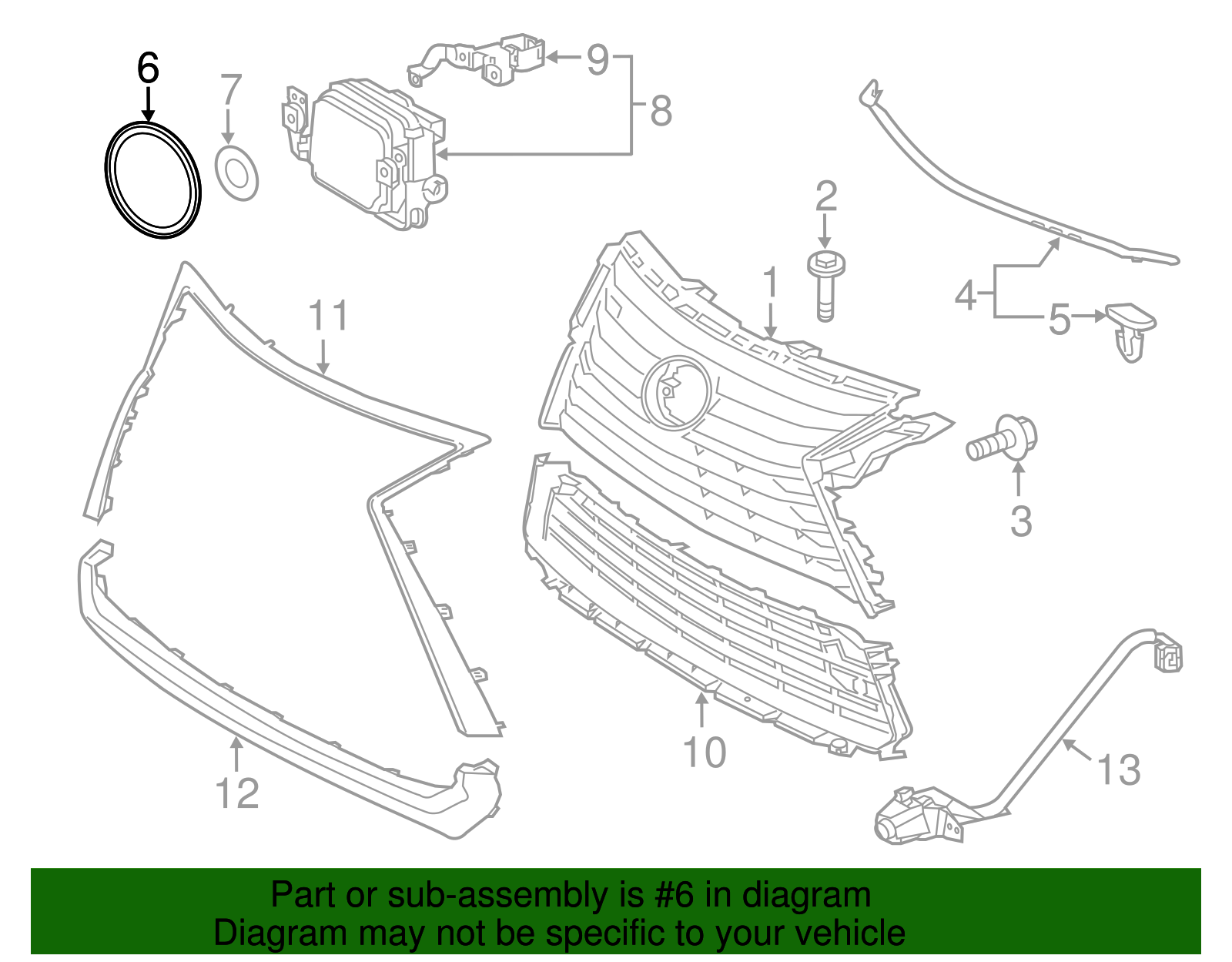 53141-30490 - High-Quality Grille Emblem for 2016-2020 Lexus ...