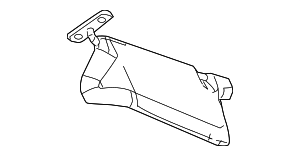 2006-2010 GM Light Opel Gray Passenger Side Sunshade 15213197 | Capital ...