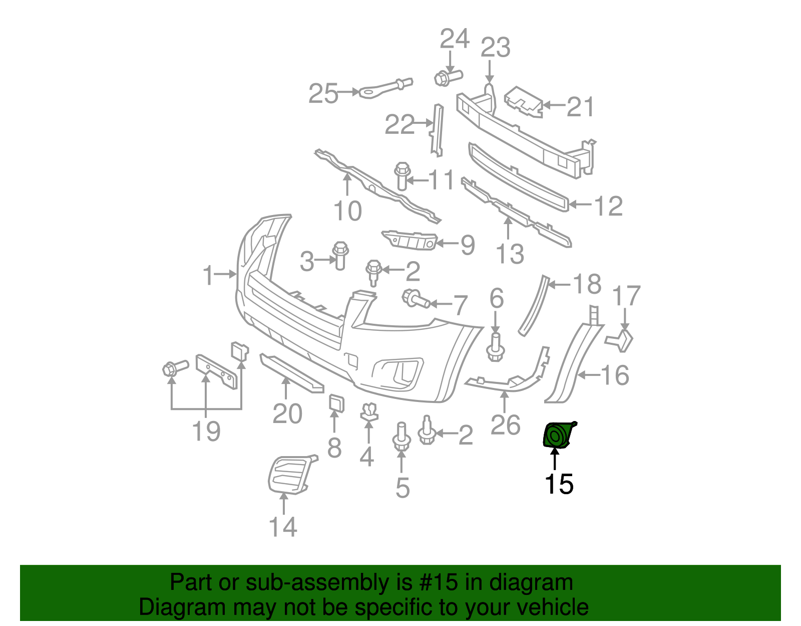 2009-2012 Toyota RAV4 2009-2012 Toyota RAV4 - Fog Lamp Bezel 52128 ...
