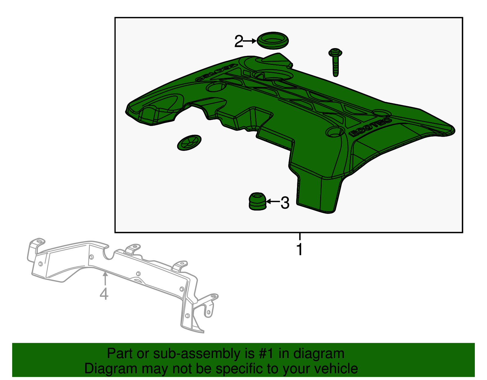 25201312 - 2013-2017 GM - Intake Manifold Cover | Partners Chevy