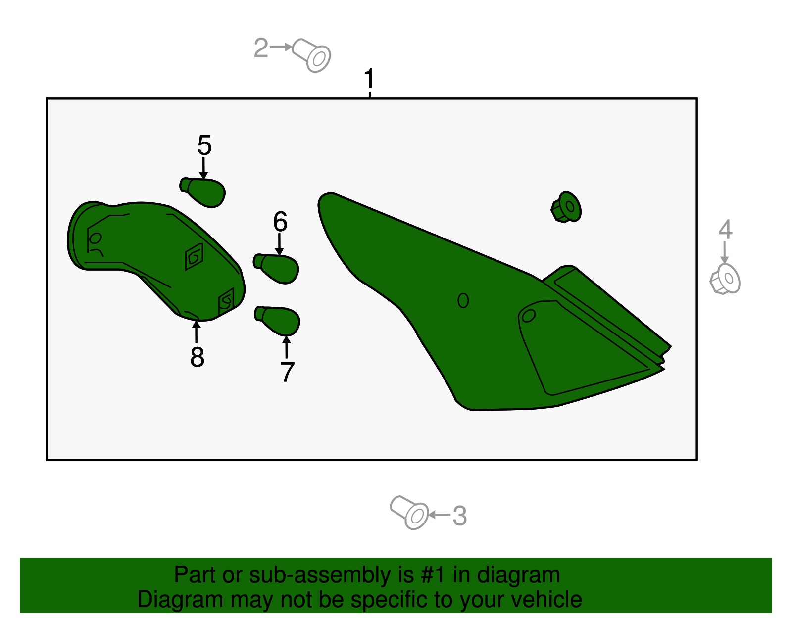 26550-3AN0A - Tail Lamp Assembly - 2012-2019 Nissan Versa | Nissan OEM ...