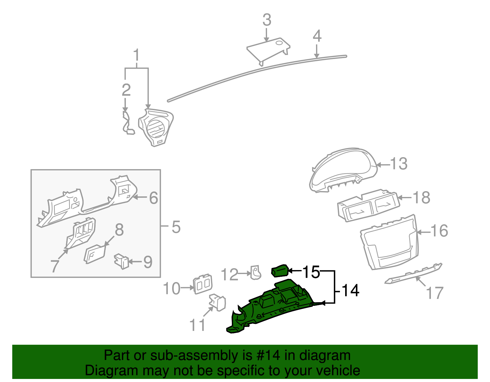 55607-53031 - 2006-2015 Lexus - Lower Cover | My L Parts