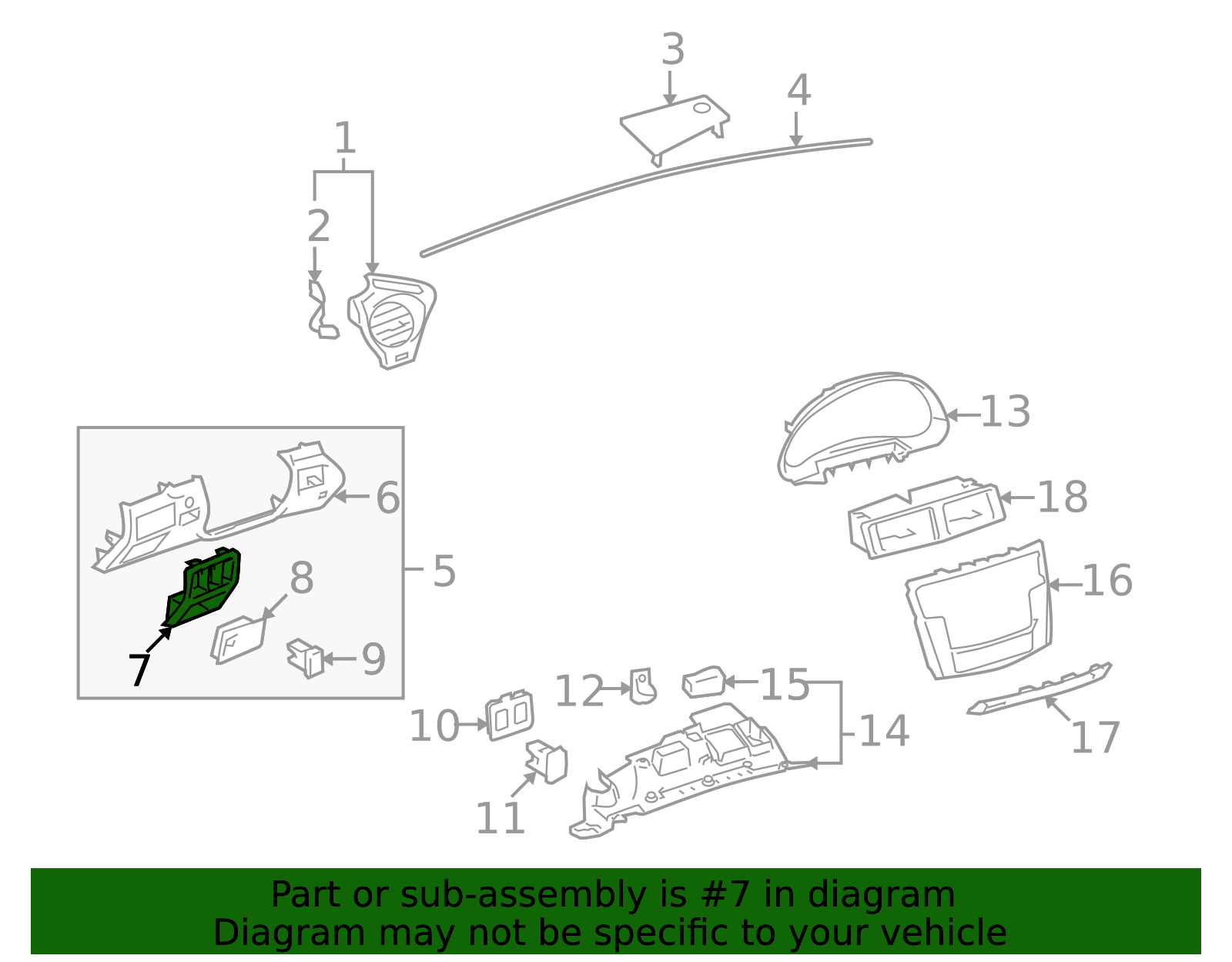 2006-2008 Lexus Switch Panel 55446-53032-A0 | OEM Parts Online