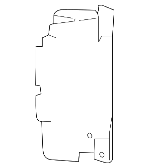 2007-2014 Chevrolet Passenger Side Radiator Air Baffle 15915522 ...