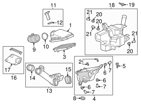 Air Intake for 2013 Acura RDX | OEM Parts Online