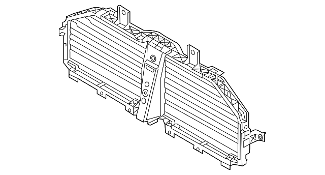 2015-2018 Porsche Cayenne Radiator Shutter Assembly 958-505-321-02 ...