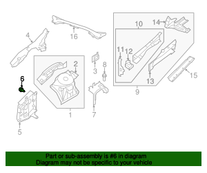 01553-09241 | Nissan Clip - Genuine OEM | 0155309241 | Nissan Parts USA