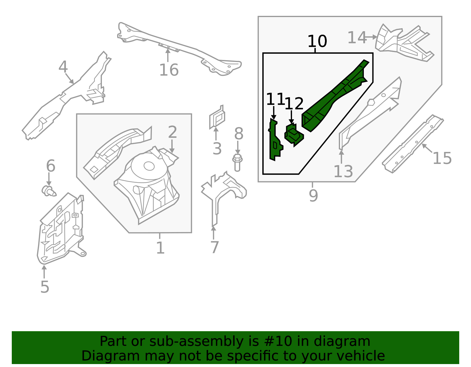 G5110-3TAMA - Side Member Rail Official Nissan Parts Store