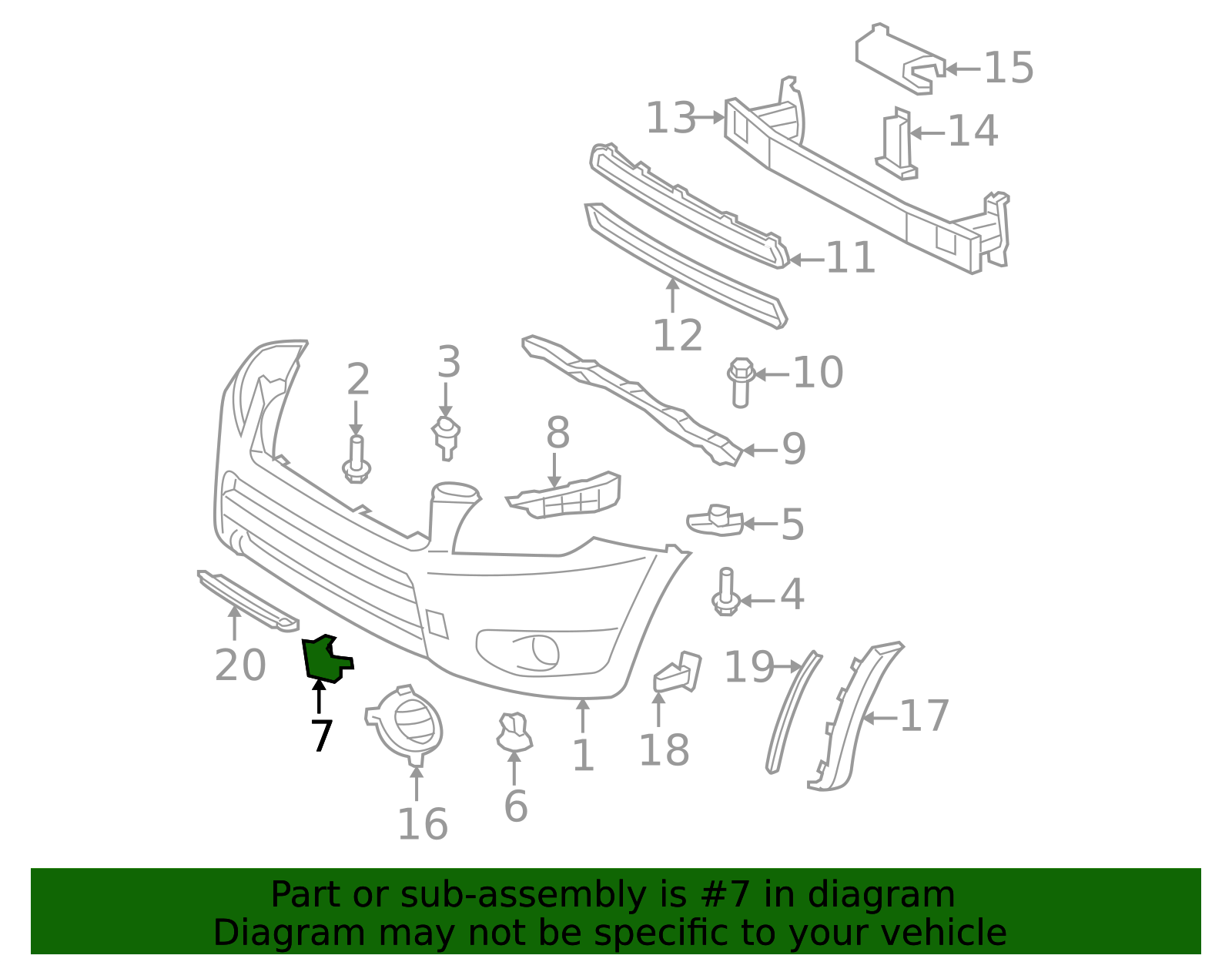 2006-2008 Toyota RAV4 Tow Bracket Cover 53286-42931 | Toyota Parts Center