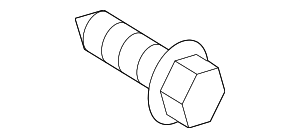 N-911-964-02 - Impact Bar Screw 2019-2025 Audi | Audi OEM Parts
