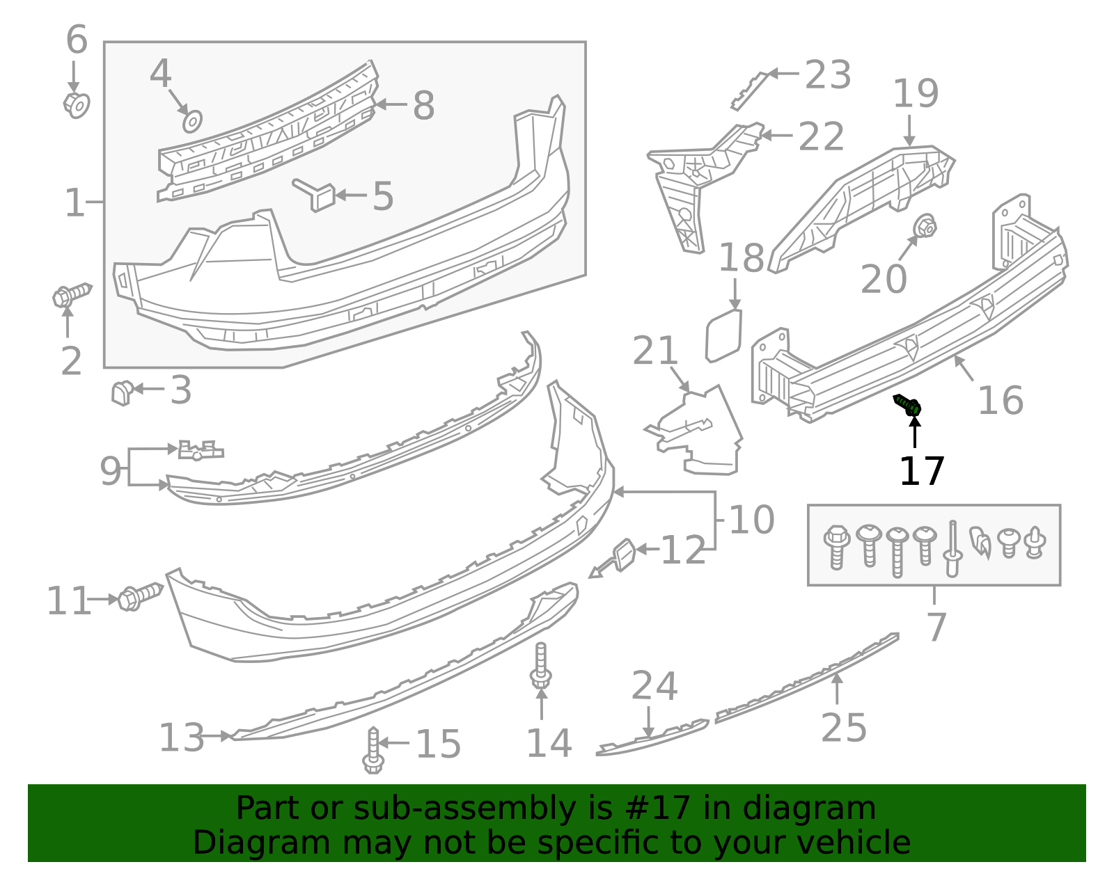N-911-964-02 - Impact Bar Screw 2019-2025 Audi | Audi OEM Parts