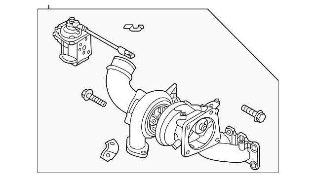 28231-2GTB1 - Hyundai Turbocharger 2019-2022 Hyundai Veloster N ...