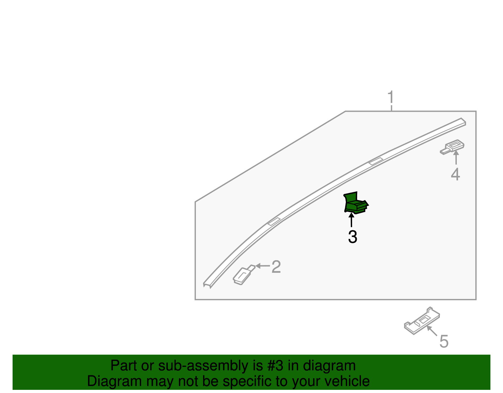 2016-2025 Mazda Roof Molding Protector GHP9-50-9H9 | OEM Parts Online