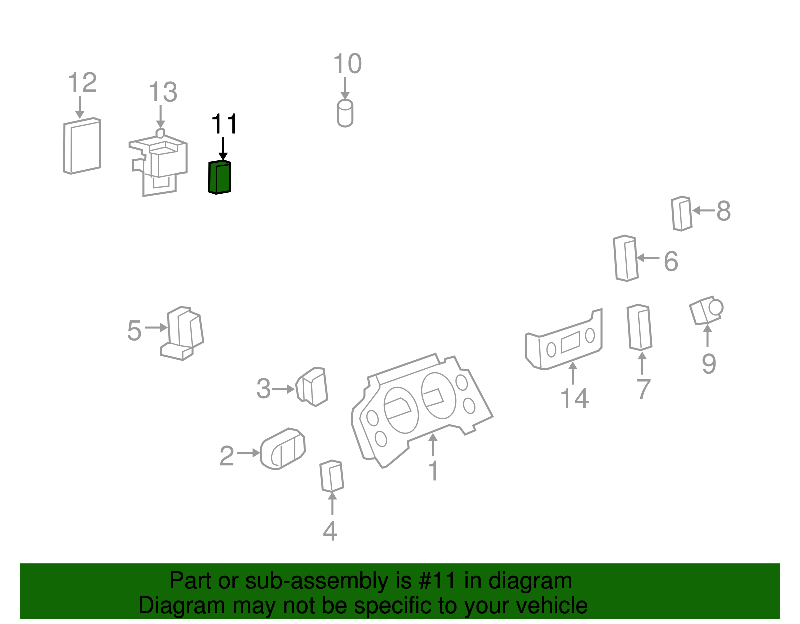 2009 Hummer H2 Transfer Case Control Module 24245442 | GM Parts Center