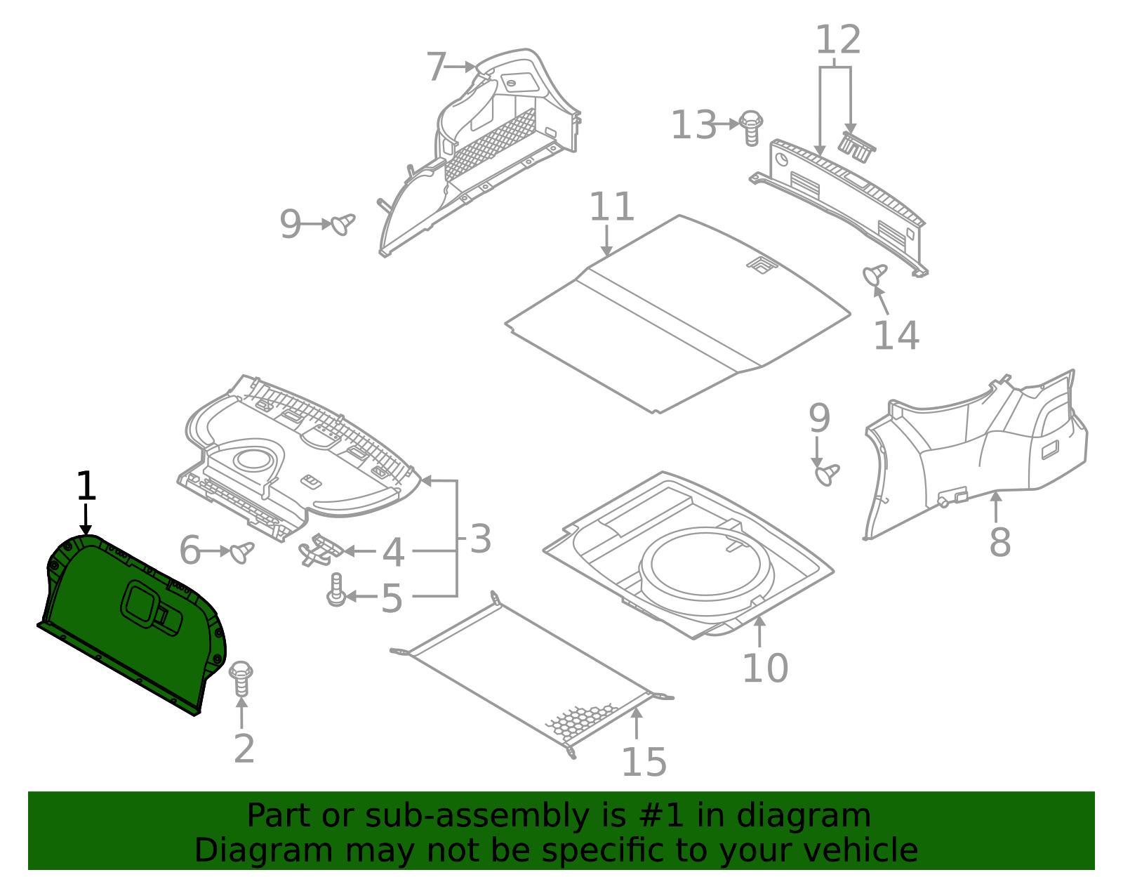 69330-D2600 - 2020-2022 Genesis G90 - Partition Panel | Hyundai Parts ...