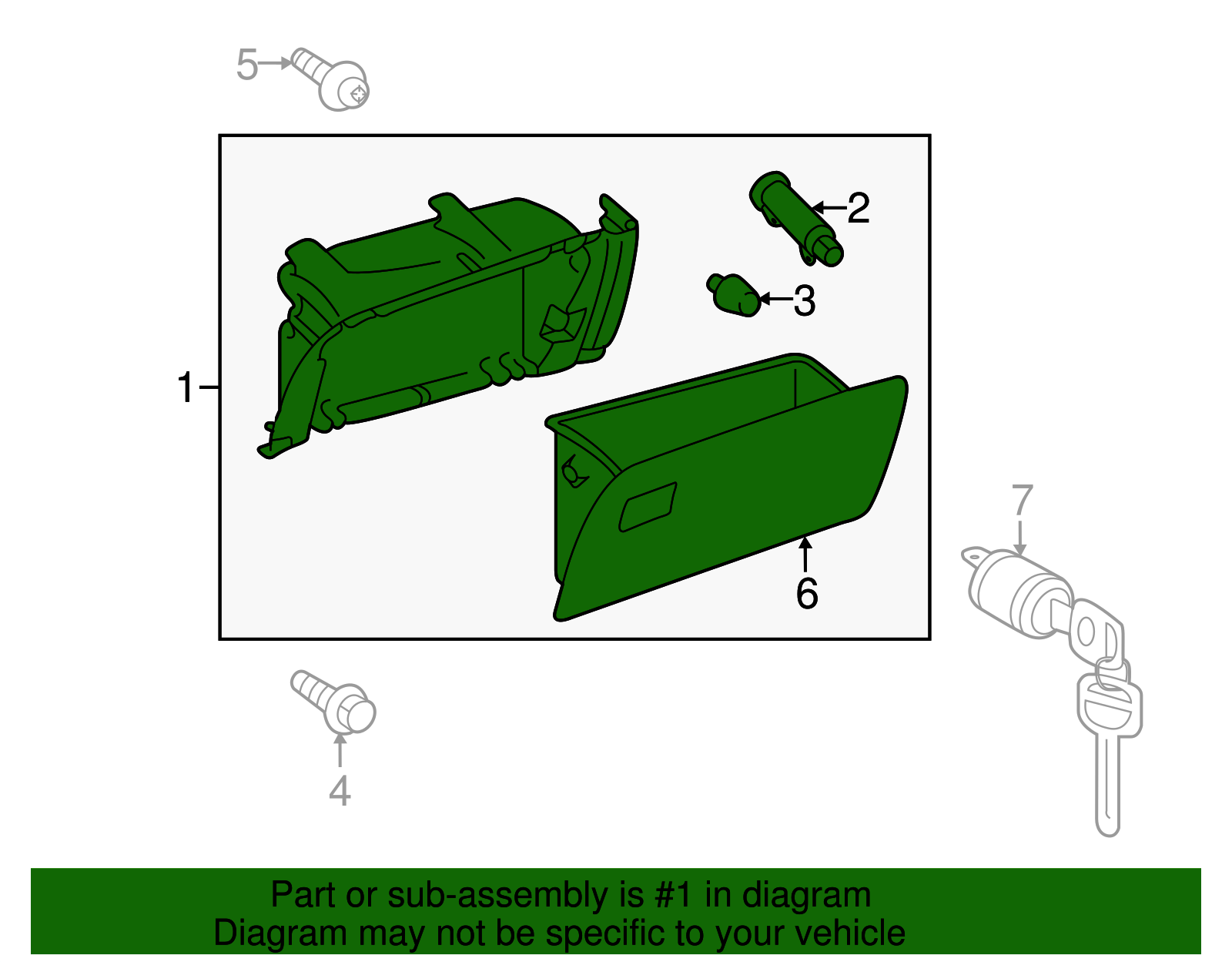 55045-08020-E0 - Glove Box Assembly - 2011-2014 Toyota Sienna | Nucar ...