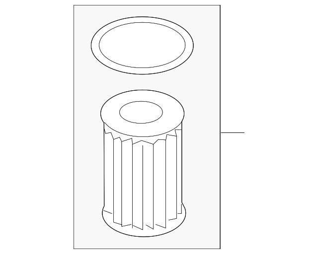 26320-3CAA0 - Oil Filter 2010-2019 Hyundai | Hyundai OEM Part