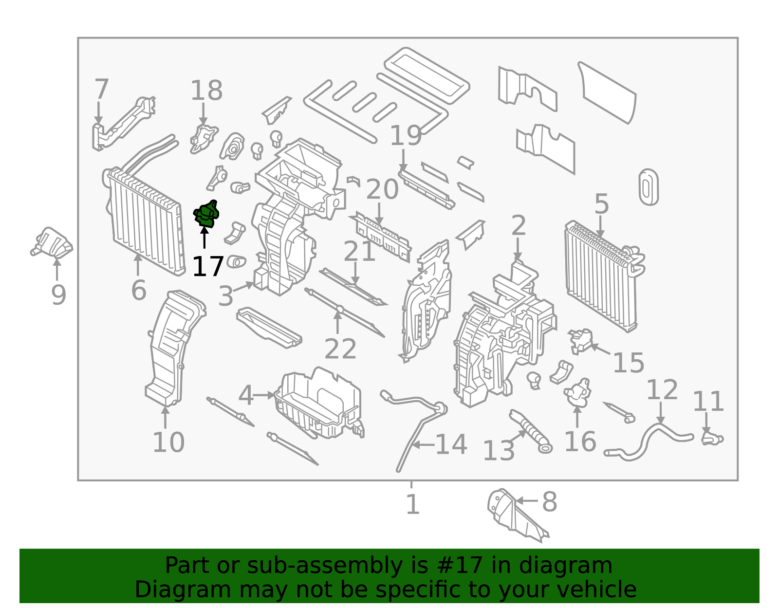 2011-2018 Kia HVAC Blend Door Actuator 97159-1H050 | OEM Parts Online