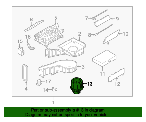 97112-3F100 - Blower Motor 2007-2009 Kia Amanti | Kia.Parts Store