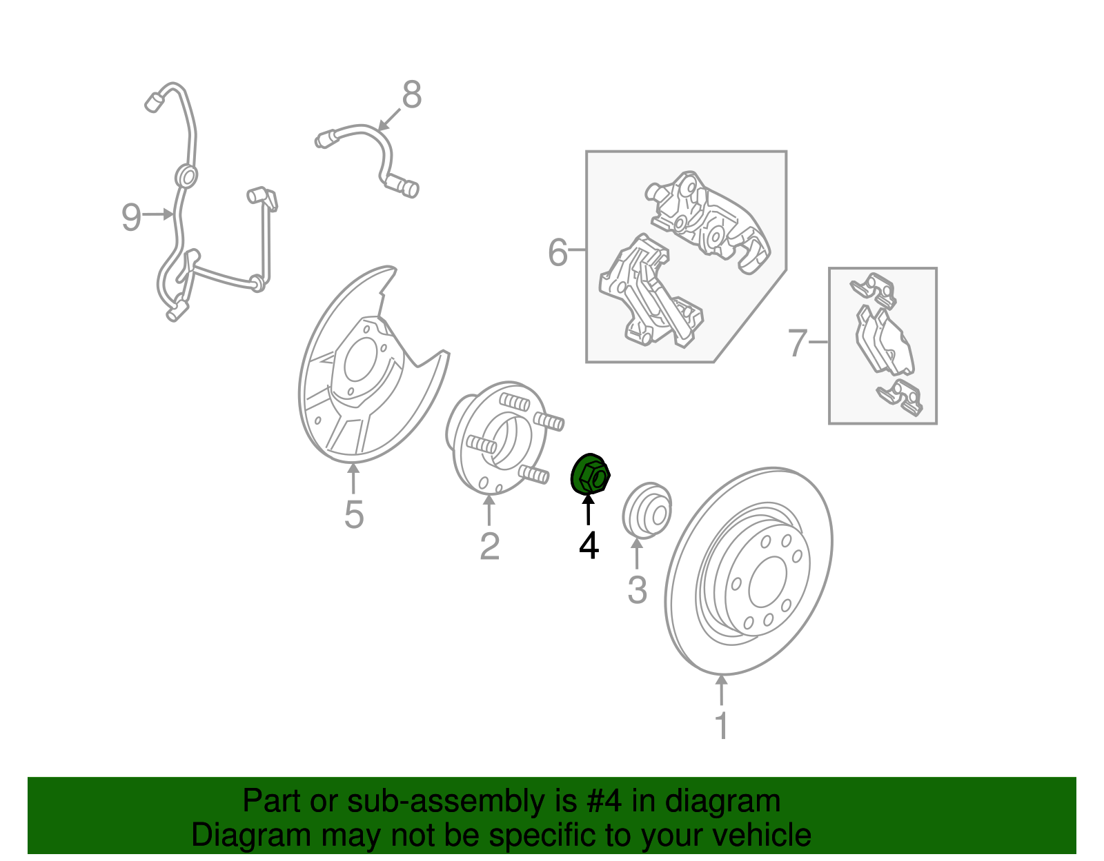 Genuine OEM Ford Part - Axle Nut W712772-S439 | Genuine OEM Ford Parts ...