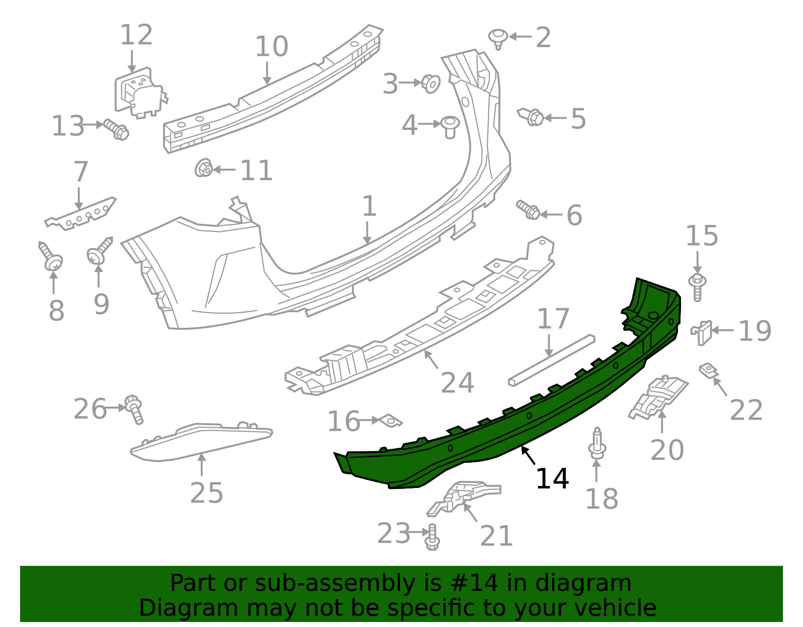 2019-2020 Infiniti QX50 Fascia-Rear Bumper, Lower 850B2-5NA0J ...