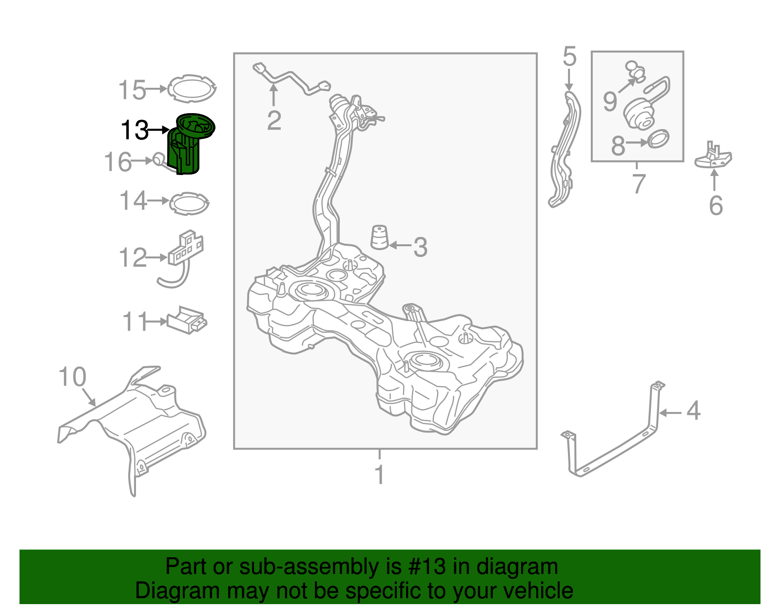 5Q0-919-087-AQ - 2015-2024 Volkswagen - Fuel Pump Assembly | World VW Parts
