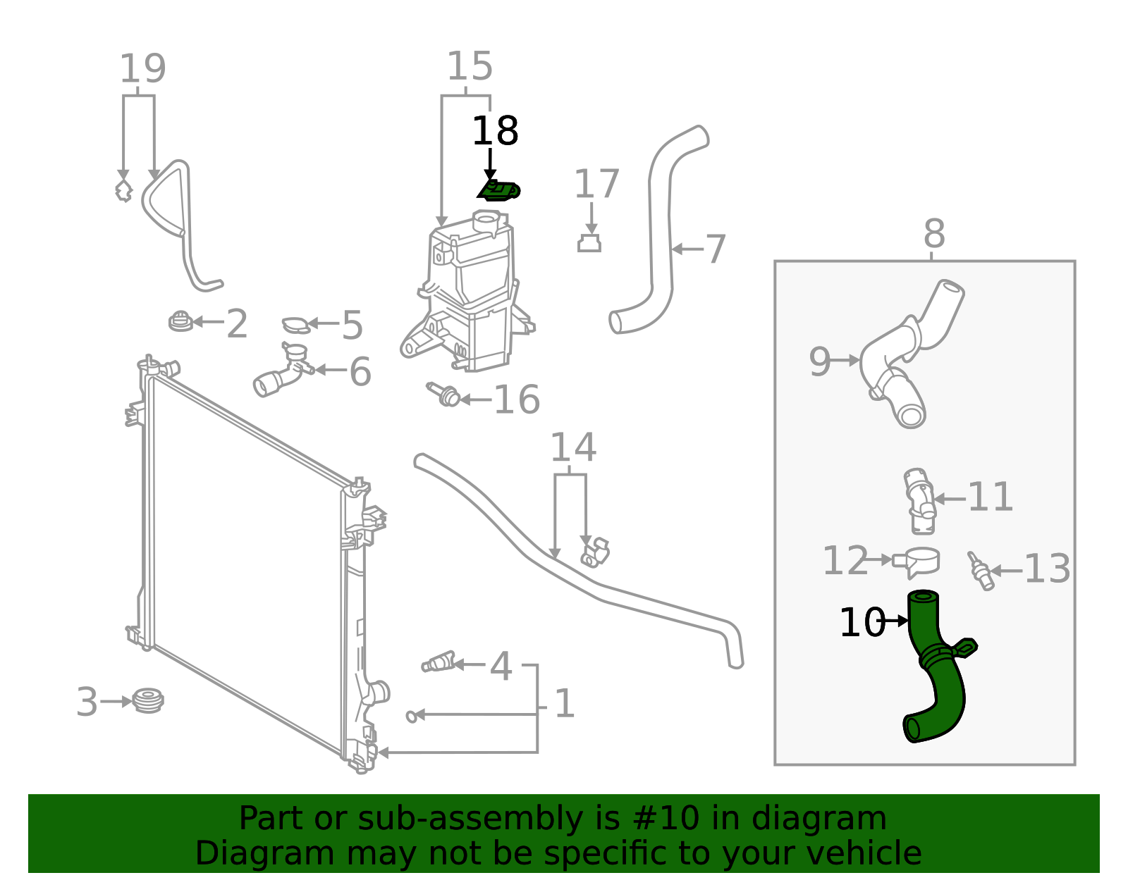 2020-2025 Toyota Hose 16573-F0130 | MotorMotor