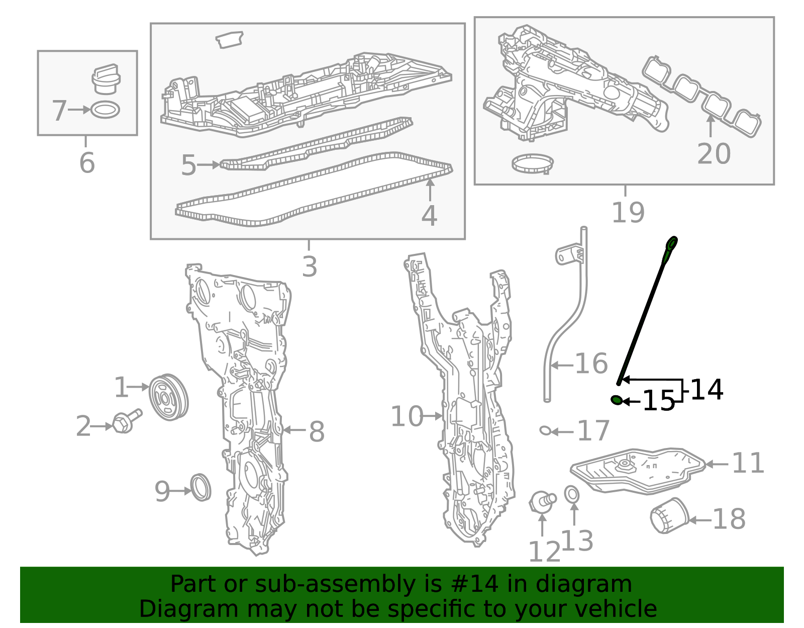 15301-F0040 - Engine Oil Dipstick Longo Toyota Parts