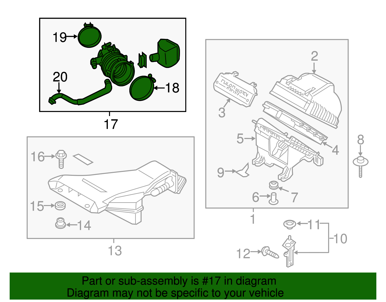 2020 Kia Cadenza | Intake Hose | 28140-F6500 | Kia Auto Parts
