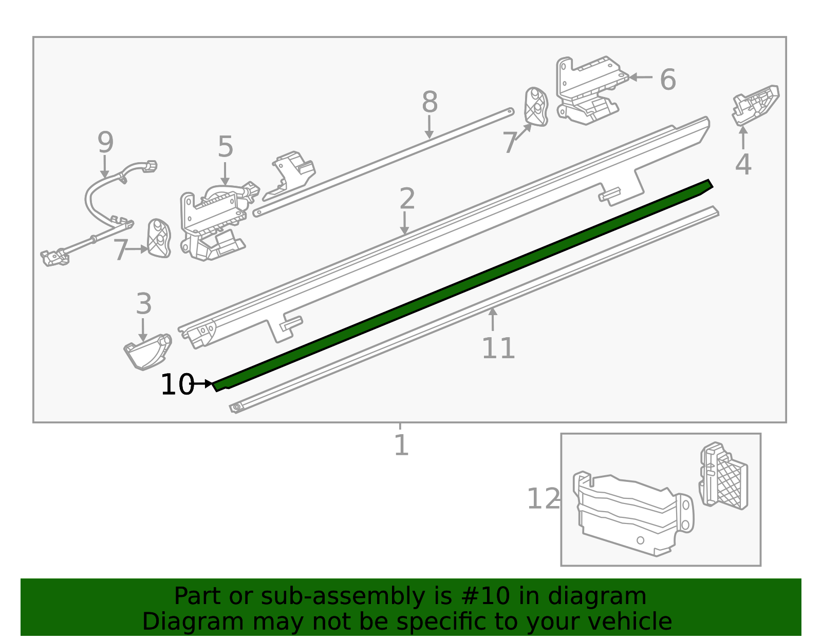 84751104 - Passenger Side Assist Step Insert - 2021-2025 GM | OEM Parts ...