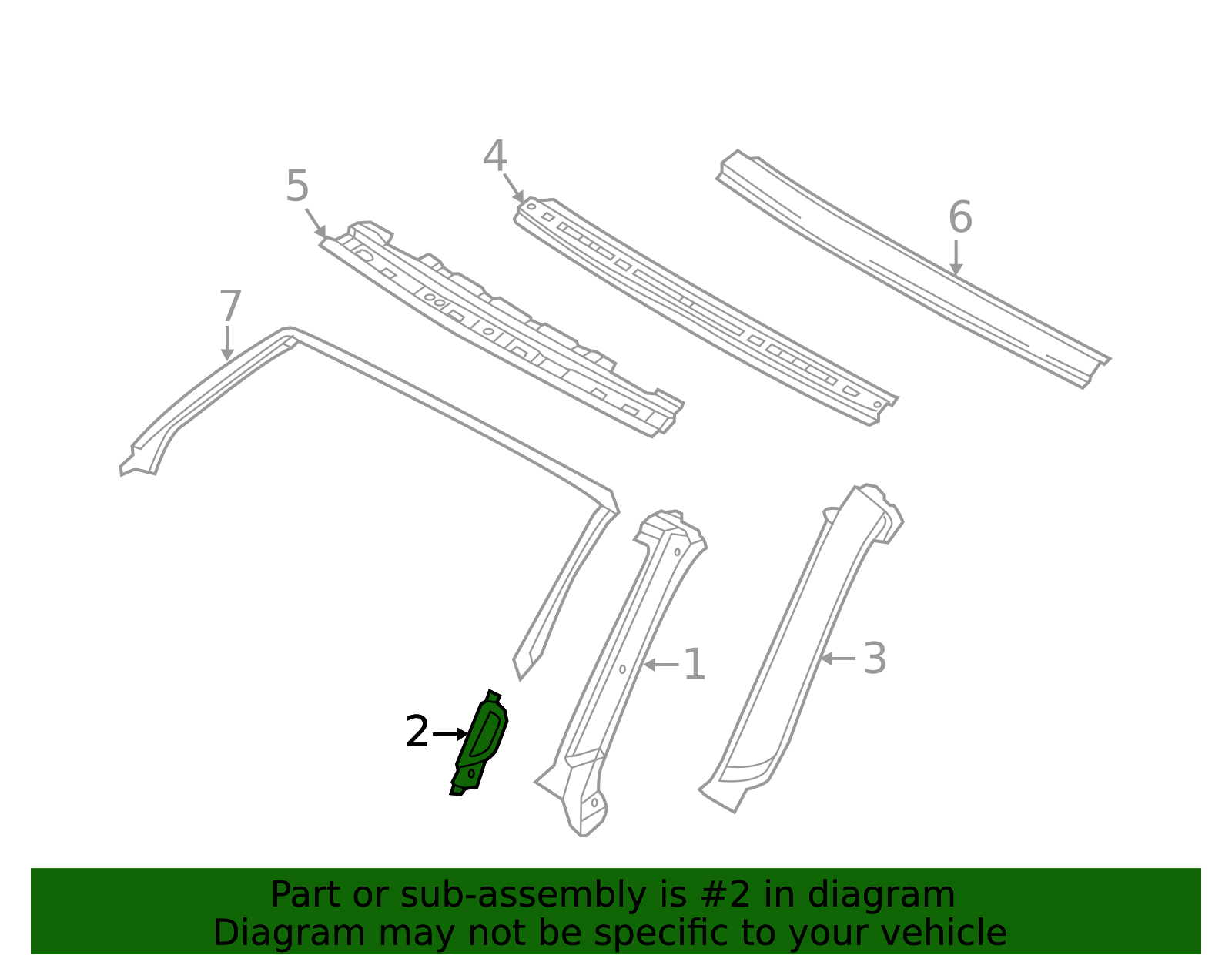 5C3-809-649 - Side Frame Reinforced Plate 2013-2019 Volkswagen Beetle ...
