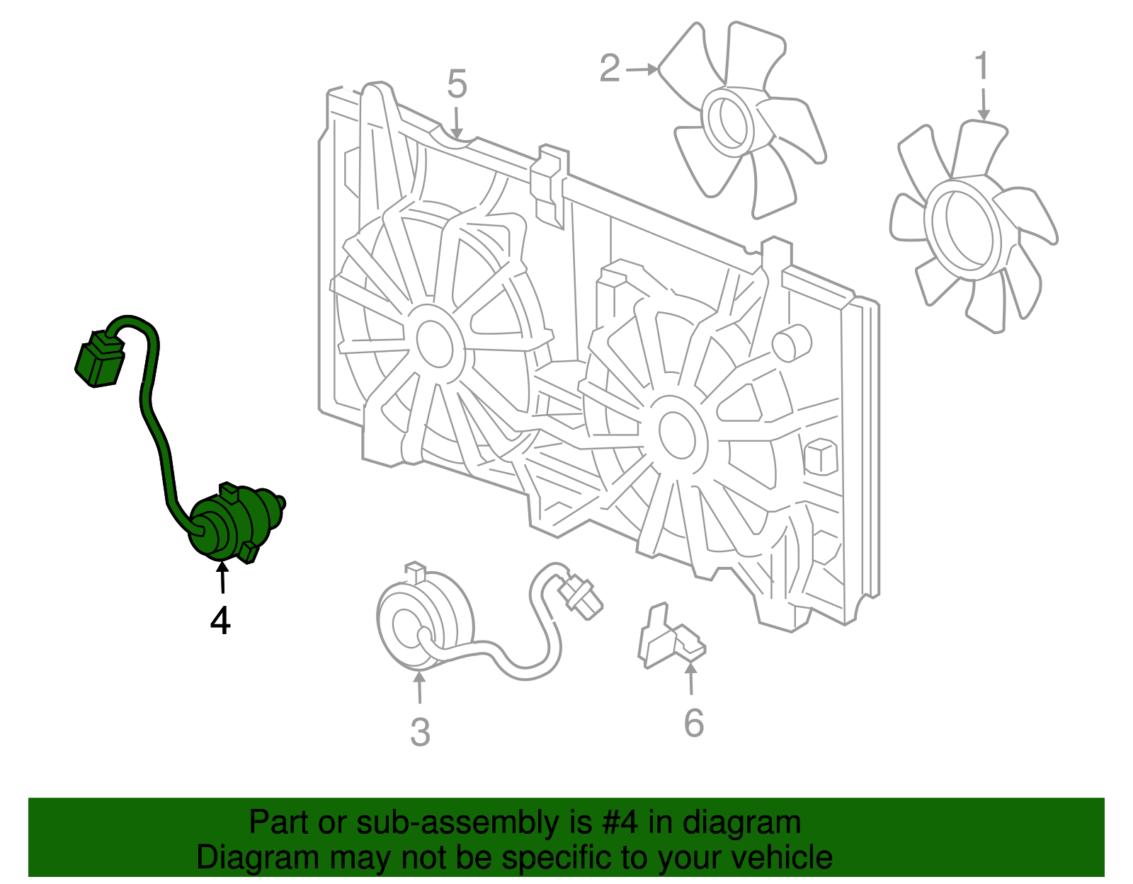 19030-RAA-A01 - Motor Cooling Fan - 2003-2007 Honda Accord | Honda ...