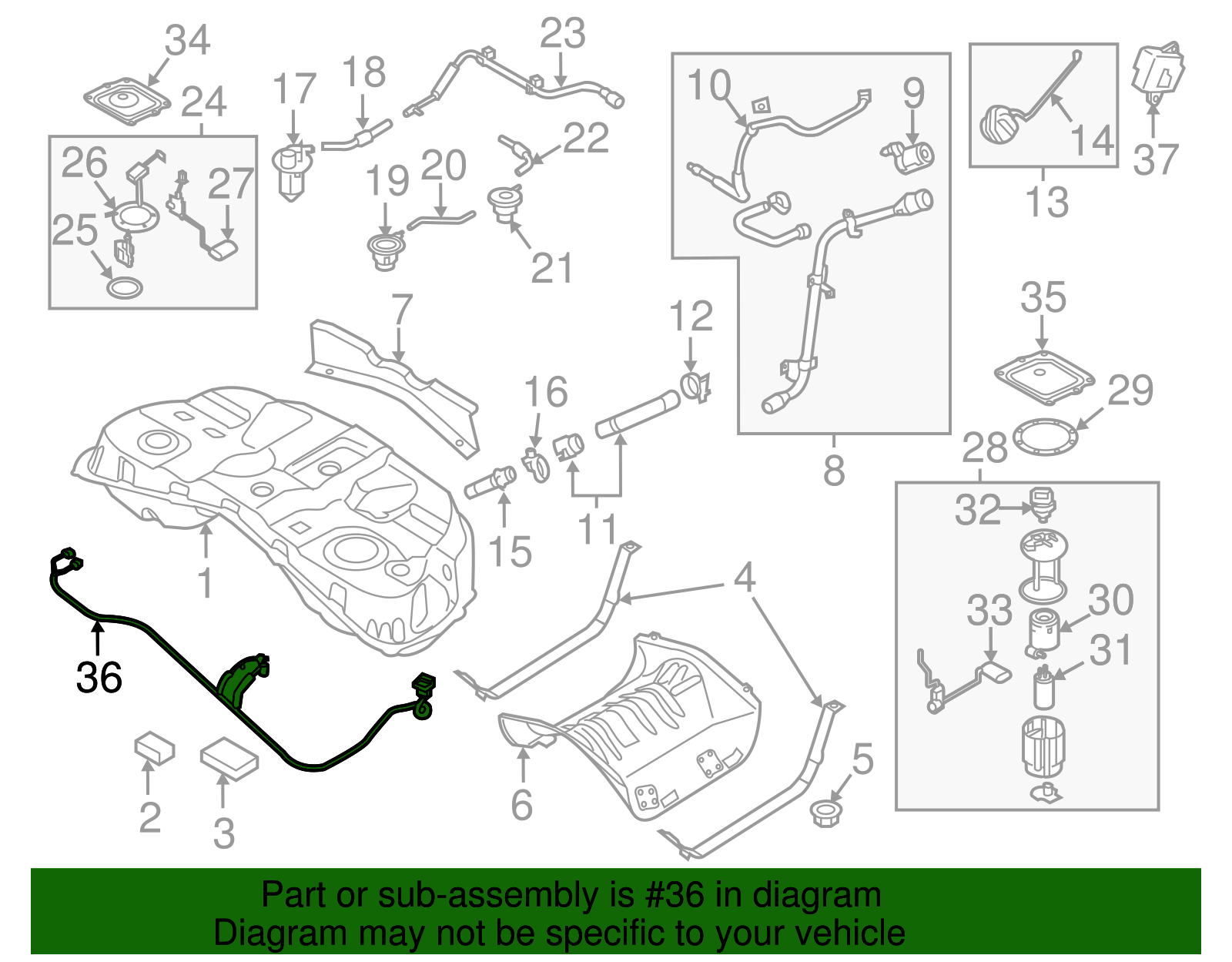 Hyundai - 31131-B1001 - Wire Harness - 2015-2020 Hyundai | OEM Hyundai ...