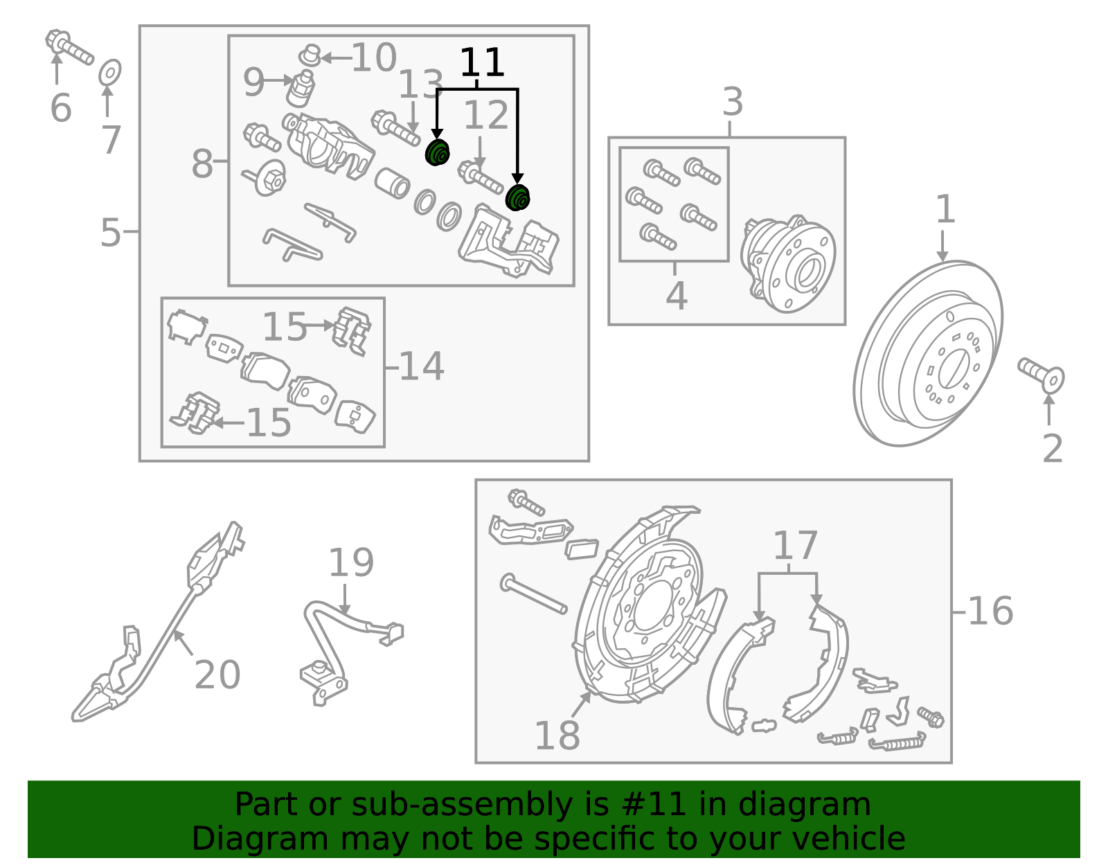 58164-1H000 - Disc Brake Caliper Pin Boot Kia.Parts Store