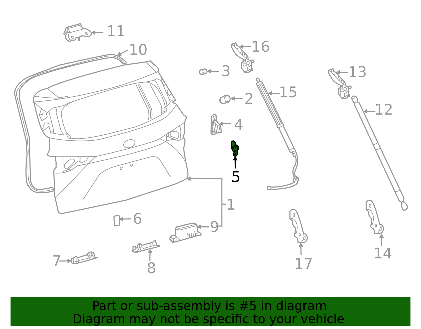 2021-2025 Toyota Sienna Lift-Gate Insulator 67282-08030 | Toyota Parts ...