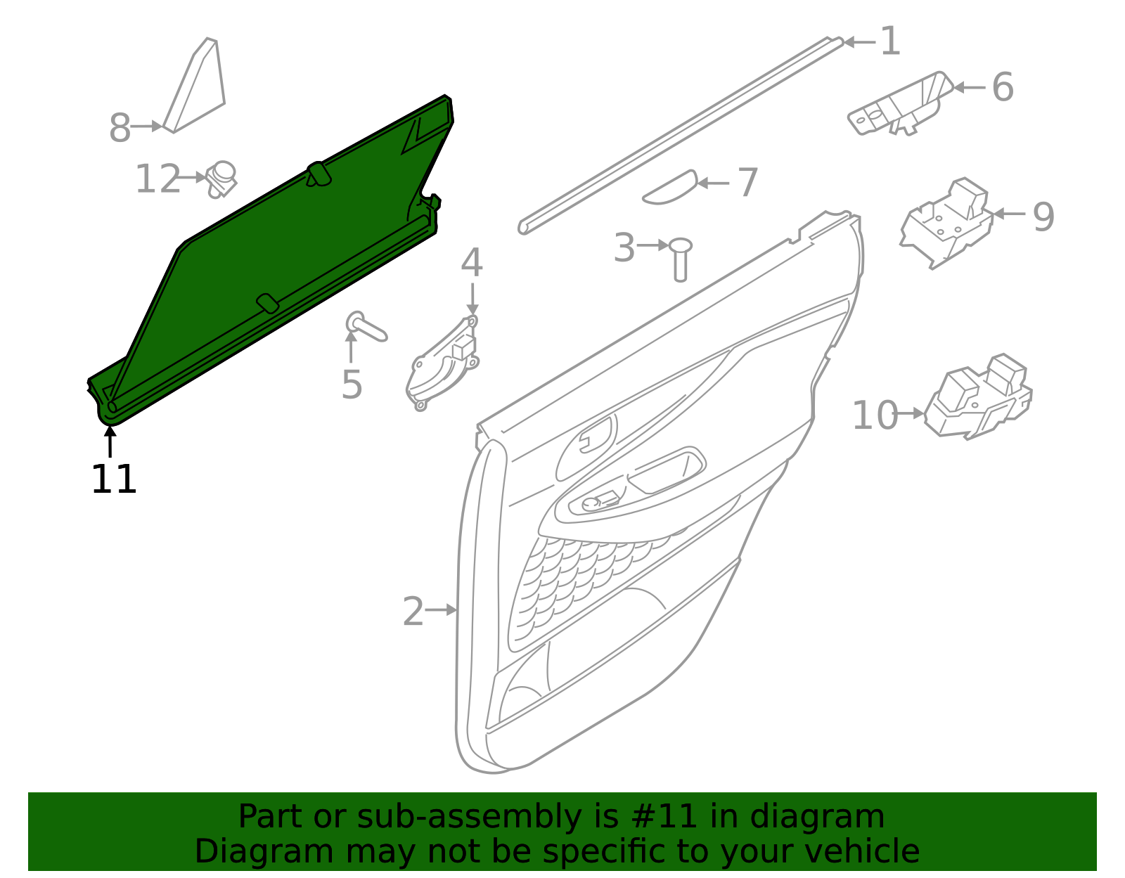 2019-2023 Hyundai Santa Fe Window Shade 83915-S1000-4X | OEM Parts Online