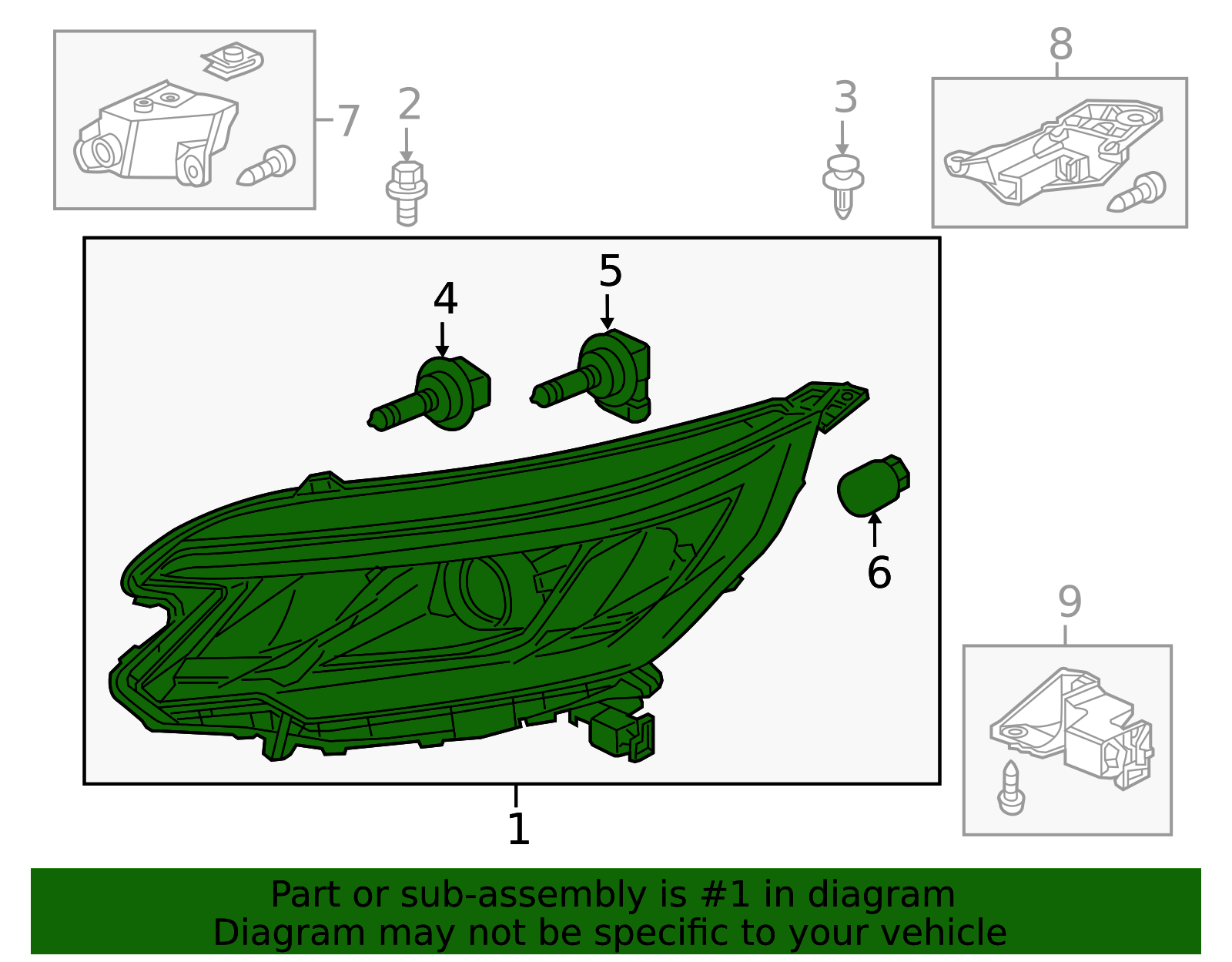 2015-2016 Honda CR-V Headlamp Assembly 33150-T1W-A11 | Clark Knapp Honda